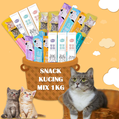 Paket Snack Kucing Murah 1kg Mix Murah Berkualitas Tinggi dan Berlimpah ...
