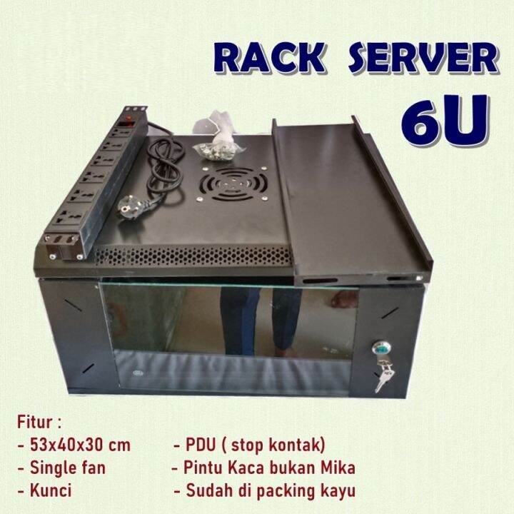 RAK RACK SERVER DVR CCTV - 6U | Lazada Indonesia