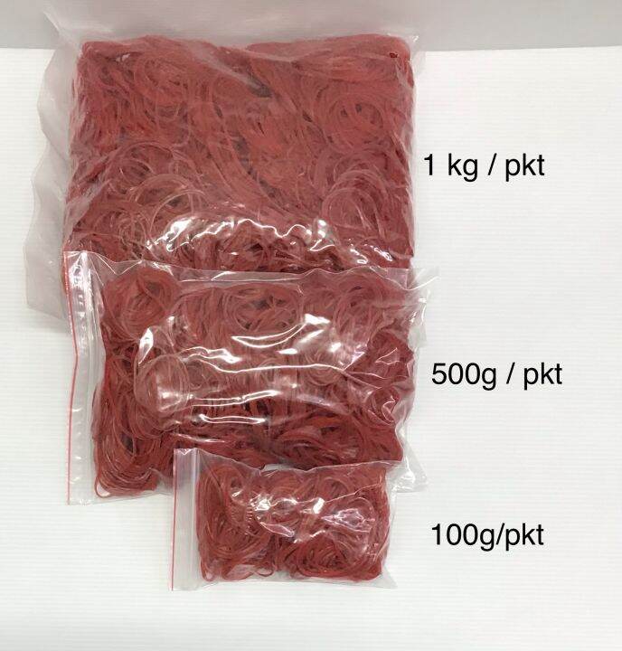 Rubberband Red 4.5cmDia - 100g, 500g, 1kg & 20kgs | Lazada Singapore