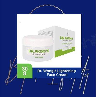 Dr. Wong's Lightening Face Cream 30g | Lazada PH