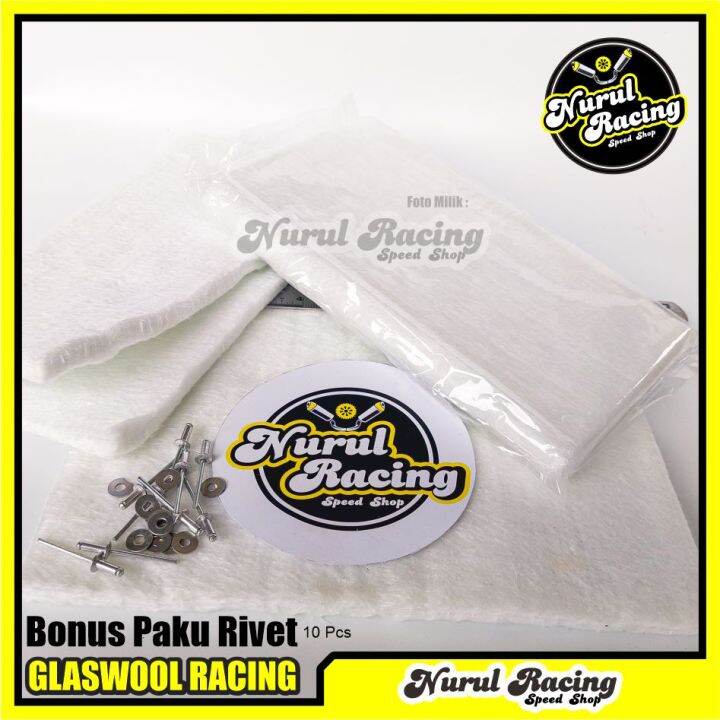 Glasswool Peredam Knalpot Racing Gasbul Tebal Anti Bakar Gaswool Import ...