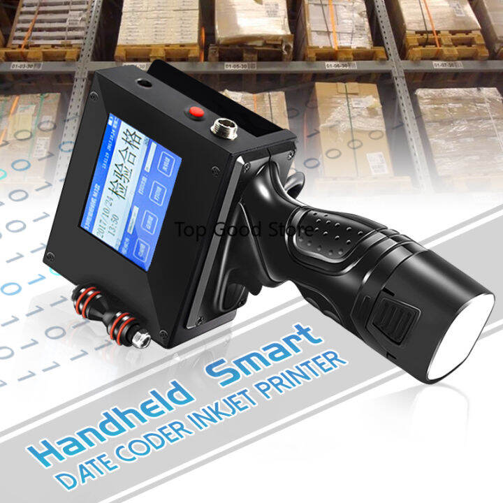 Handheld Touch Screen Label Inkjet USB QR Printer Machine Serial Water ...