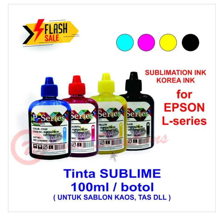 Tinta Sublim Sublime Sublimation ink Epson L100 L200 L300 L360 L1300 ...