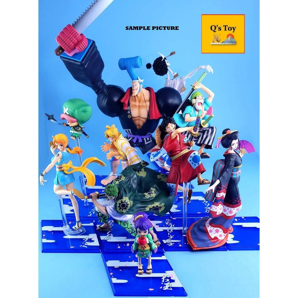 Set กลุ่มหมวกฟาง วาโนะ [มือ 1] FZ ของแท้ - Straw Hat Pirate Full Team ...