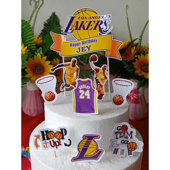 GO- LAKERS Kobe Bryant Theme Cake Topper | Lazada PH