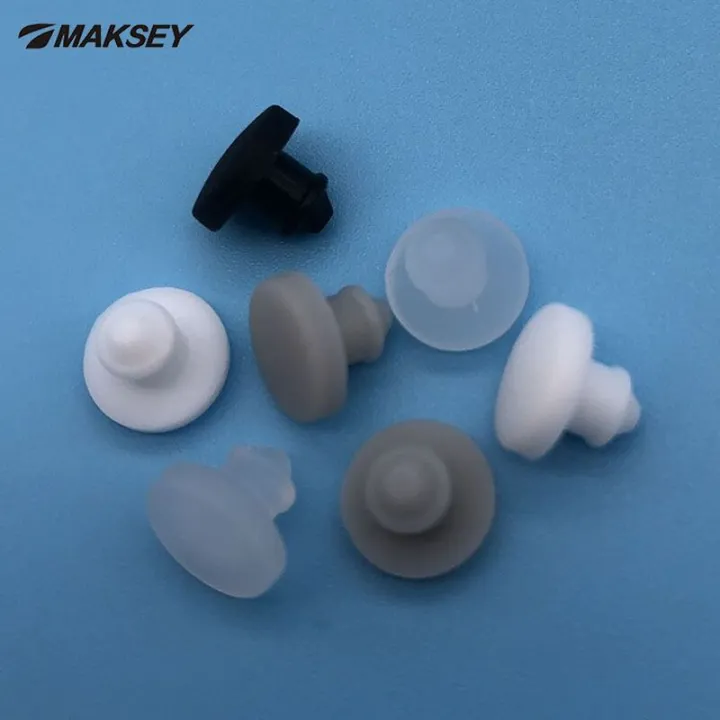 MAKSEY 10PCS 2 3 4 5 6 7 8mm Silicone Rubber Seal Stopper T Plug Rubber ...