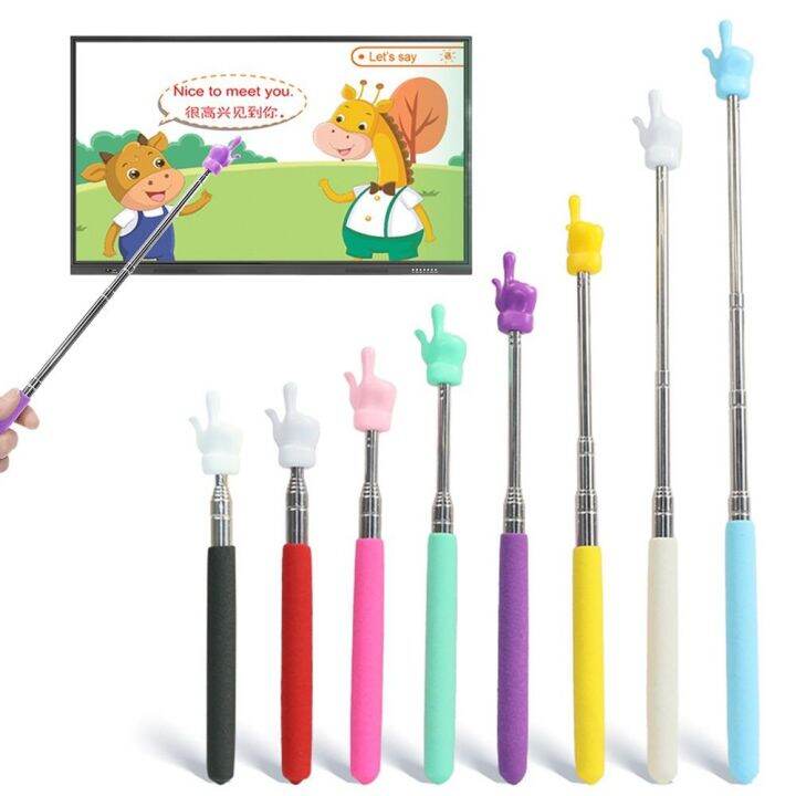 Retractable Teaching Stick Finger Design Whiteboard Pointer Handheld ...