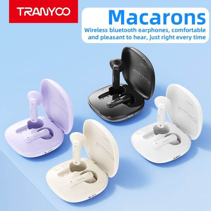 Tranyoo T-M25 TWS Wireless Bluetooth earphones Macaron color in ear sports earphones | Lazada PH