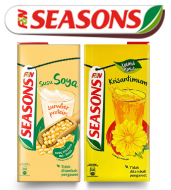 Minuman Kotak F&N Seasons 1 Liter Chrysanthemum / Soya Bean | Lazada