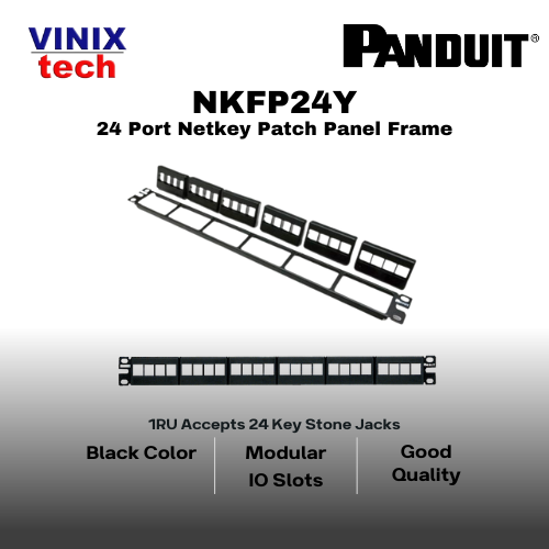 Panduit NKFP24Y 24 Port Netkey Patch Panel Frame | Lazada PH
