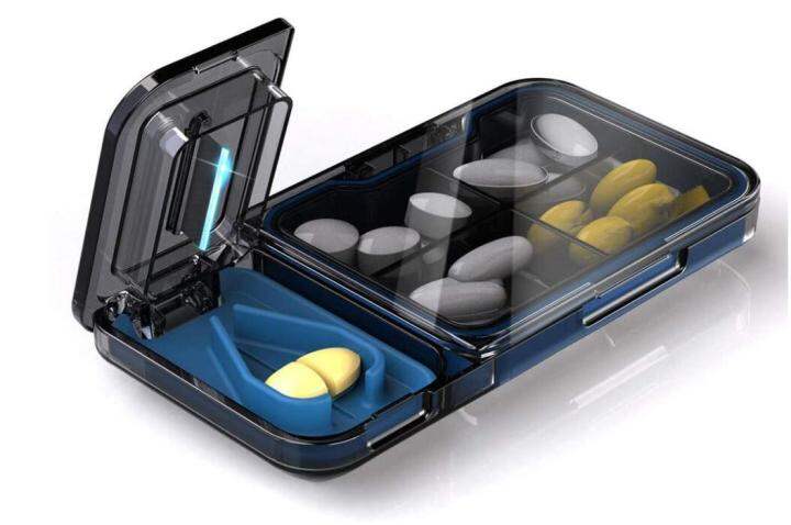 Medicine Pill Holder Pill Tablet Organizer Divide Storage Case ...