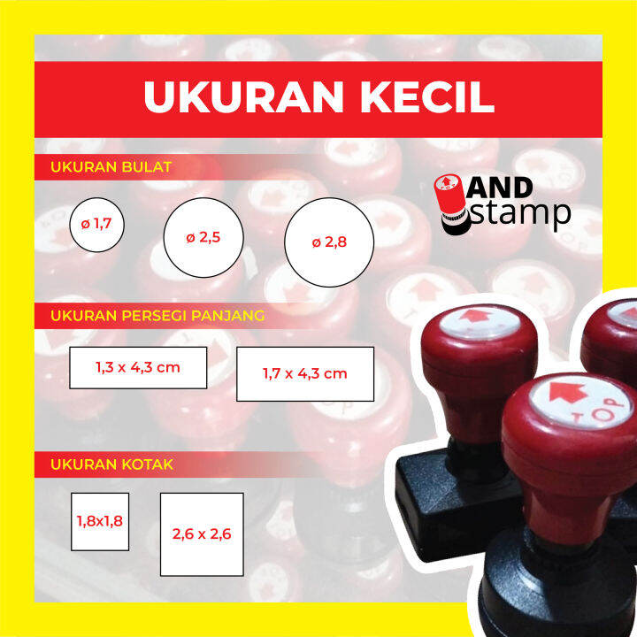 STEMPEL FLASH UKURAN KECIL, STEMPEL CUSTOM, STEMPEL OTOMATIS, STEMPEL ...