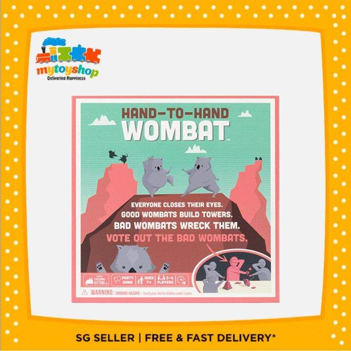 Exploding Kittens Hand to Hand Wombat Game | Lazada Singapore