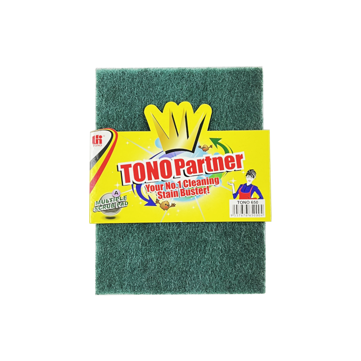 Tono Partner Dishwash Block Cleaning Stain-Removing Scouring Pad Brush ...