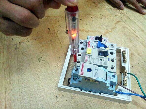 ISKU obeng tespen pendeteksi kabel putus/tespen listrik cek kabel putus ...