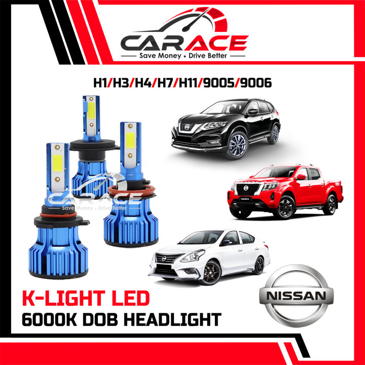 KLIGHT DOB LED Headlight 6000K 50W | H4 | NISSAN LED Car Headlight ...