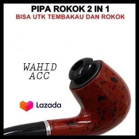 Pipa Rokok Tembakau Cangklong Tembakau / Cangklong 2 IN 1 Bisa Tembakau ...