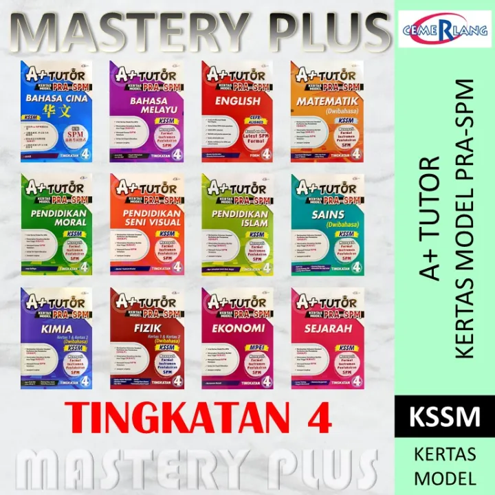 KERTAS MODEL 2022 : A+ TUTOR KERTAS MODEL PRA SPM TINGKATAN 4 KSSM ...