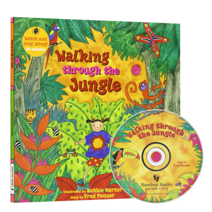 Walking through the jungle English original children's Enlightenment ...
