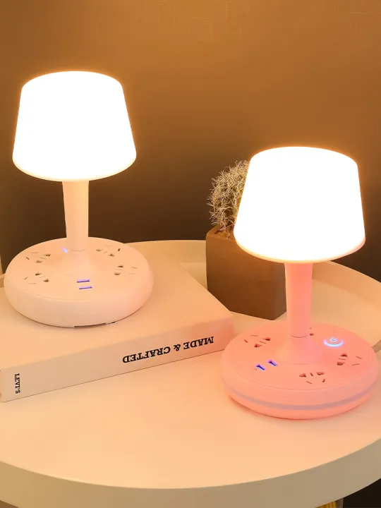 Multifunctional conversion socket table lamp Study Lamp USB power ...