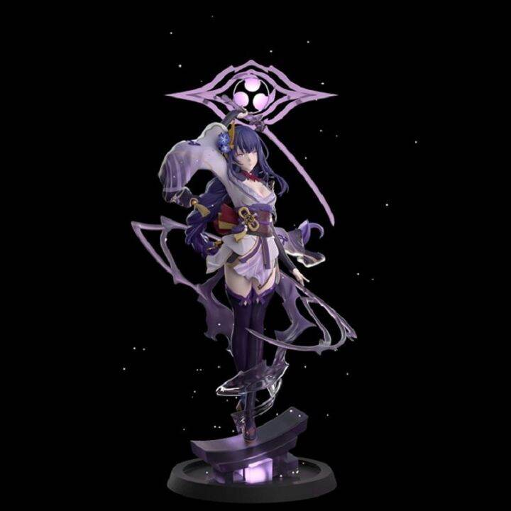 25Cm Genshin Impact Anime Figure Beelzebul PVC Action Figure Raiden Ei ...