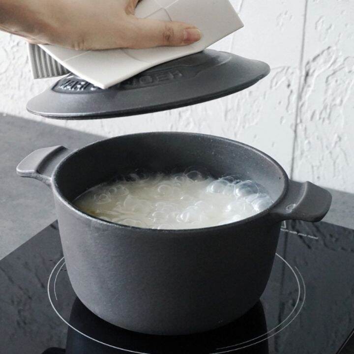 MARI STEIGER Cast Iron Baby Wok Rice Cocote Grill Pan Lid Collection ...