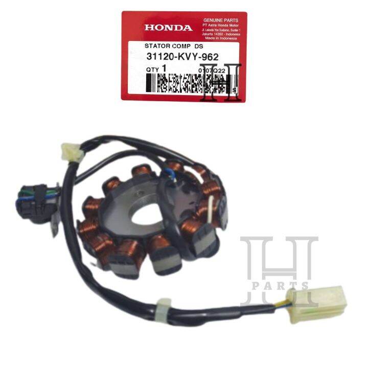 SEPUL SPUL MAGNET STATOR COMP DS BEAT SCOOPY KARBURATOR 31120-KVY-962 ASLI ORIGINAL AHM HGP ...