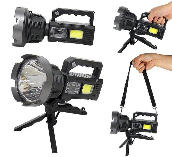 Rechargeable Torch Light(CB-T200/CB-T300) + Stand Floodlight LED ...