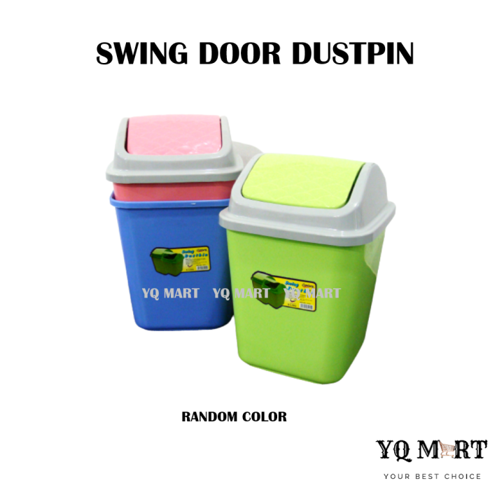 5L Swing Door Plastic Dustbin/Office Dustbin/Tong Sampah | Lazada