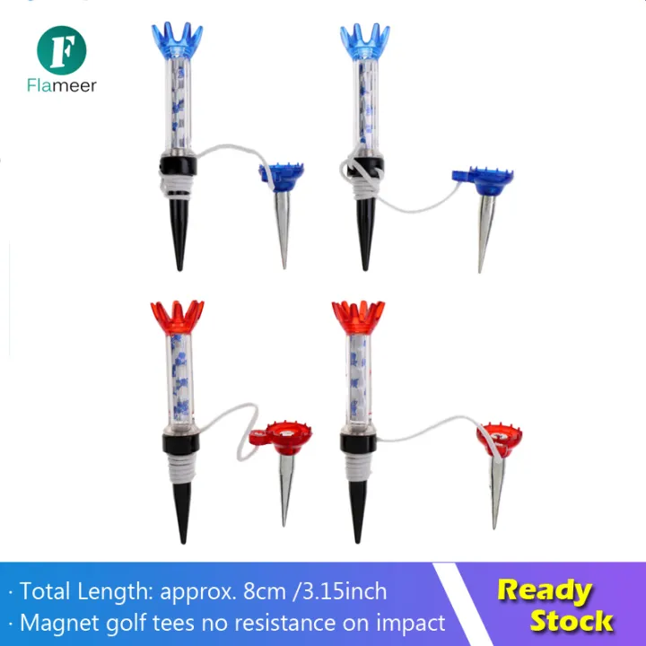 Flameer 4 Pieces Golf Magnet Tees 80mm Magnetic Golf Tee with Anchor ...
