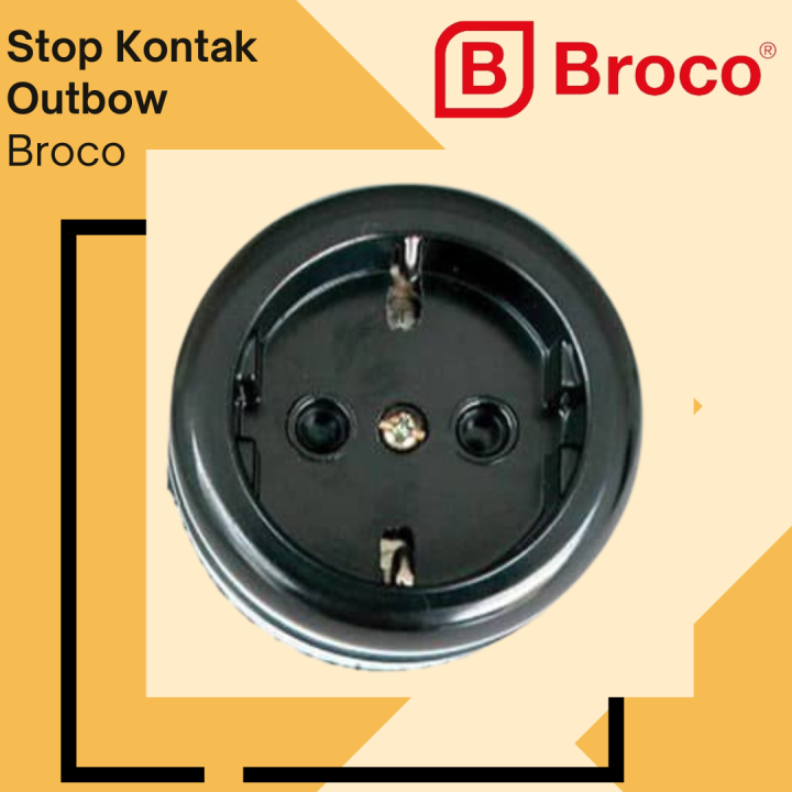 BROCO STOP KONTAK HITAM OUTBOW STOP KONTAK COLOKAN ARDE BROCO 6130 ...