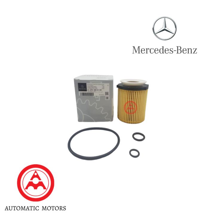 Original Mercedes Benz Oil Filter M270 M274 2701800109 2701800009 ...