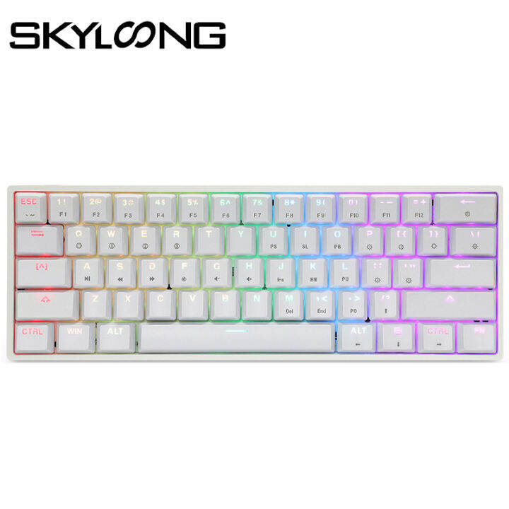 SKYLOONG GK61 61 Keys Gaming Mechanical Keyboard USB Wired RGB Backlit ...
