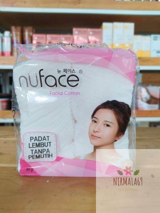 Kapas Makeup Nuface Facial Cotton 30gr/kapas wajah kecantikan/kapas ...