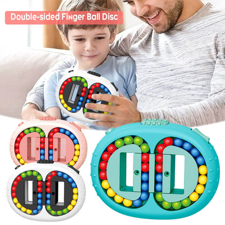 FS Rotating Magic Beans Cube Fingertip Fidgeted Toys Children IQ Mind ...