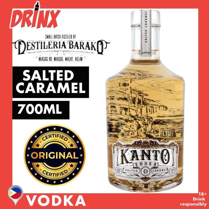 Kanto Salted Caramel Vodka 700mL Destileria Barako | Lazada PH
