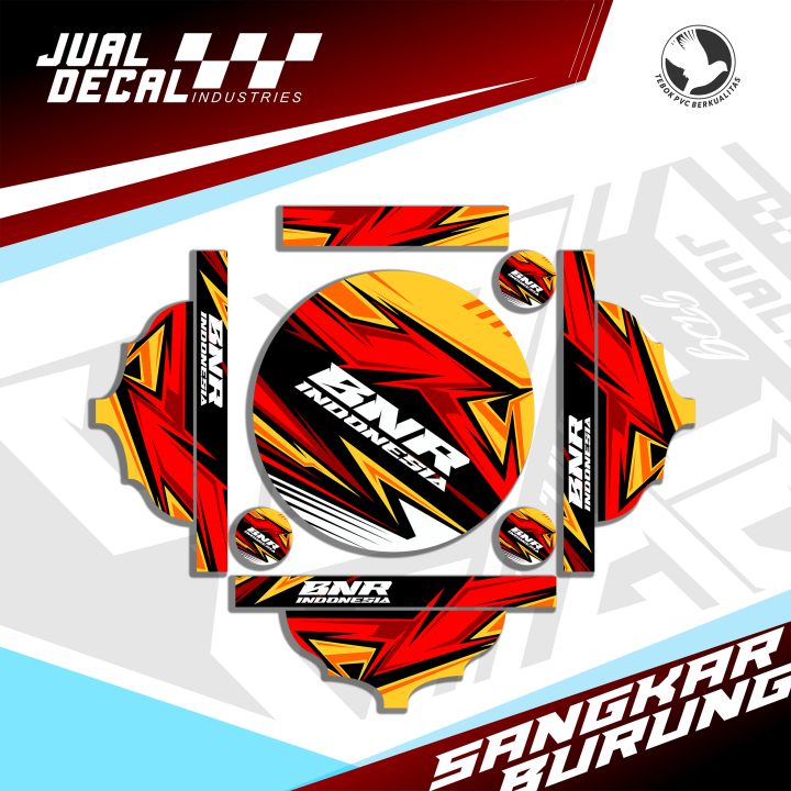 Stiker Tebok Lovebird BNR INDONESIA Decal Sangkar Batman Kandang Bulat ...