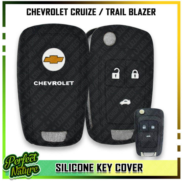 Silicone key cover Chevrolet 3 buttons flip key / 1 piece Cruze / Trail ...