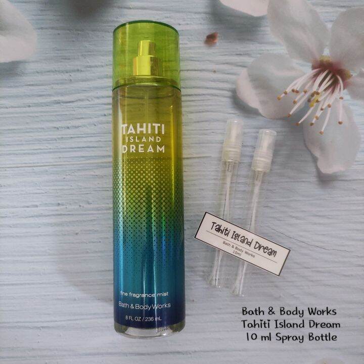 1 Pc Original Bath And Body Works Tahiti Island Dream 10 Ml Spray Bottle