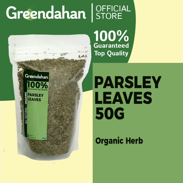 Greendahan Dried Parsley Leaves 50g - Organic Premium Quality Herb ...