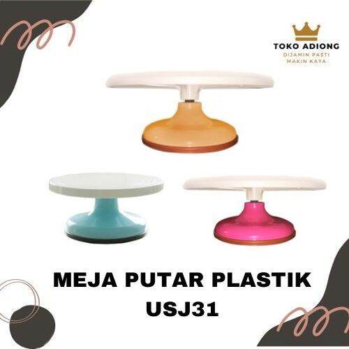 MEJA PUTAR STAINLESS USJ 31 (KUNING) | Lazada Indonesia