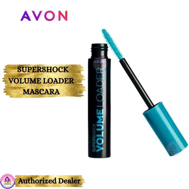 AVON Mascara Waterproof SUPERSHOCK VOLUME LOADER MASCARA BLACKEST BLACK WITH VITAMIN E, HELIX ...