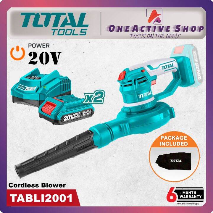 TOTAL 20V Cordless Blower TABLI2001 - 6 Month Warranty ( TOTAL CORDLESS ...