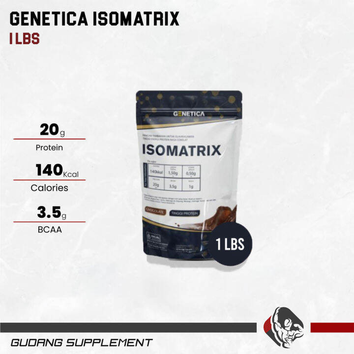Genetica Isomatrix 1 Lbs Whey Protein Isolate | Lazada Indonesia