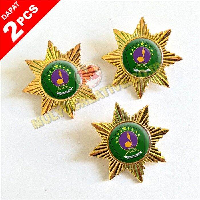 Pin Sakoma Pin Sako Maarif NU Wing Bros Logo Sako Ma'arif Gold Kuningan ...