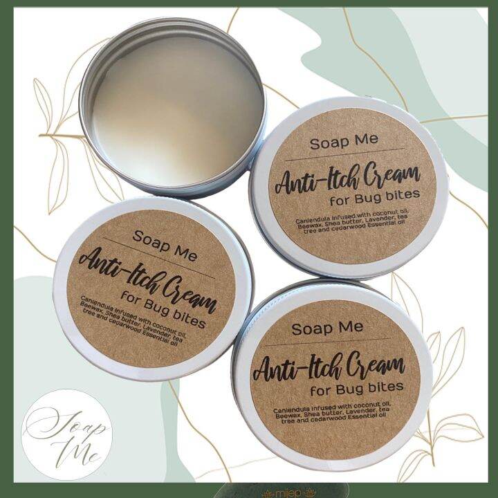Natural Anti Itch Balm for after bug bit with natural ingredient and ...