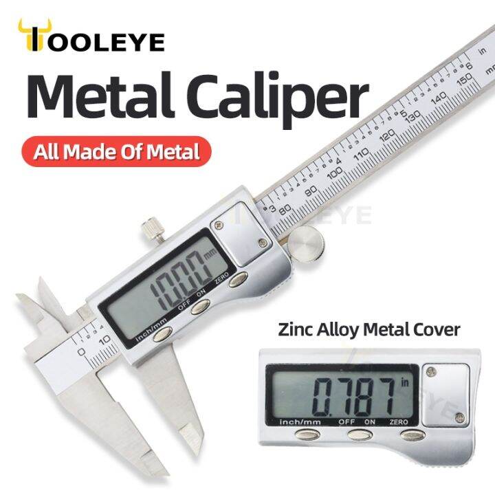 Metal Caliper Digital Pachometer Professional Vernier Caliber Measuring ...