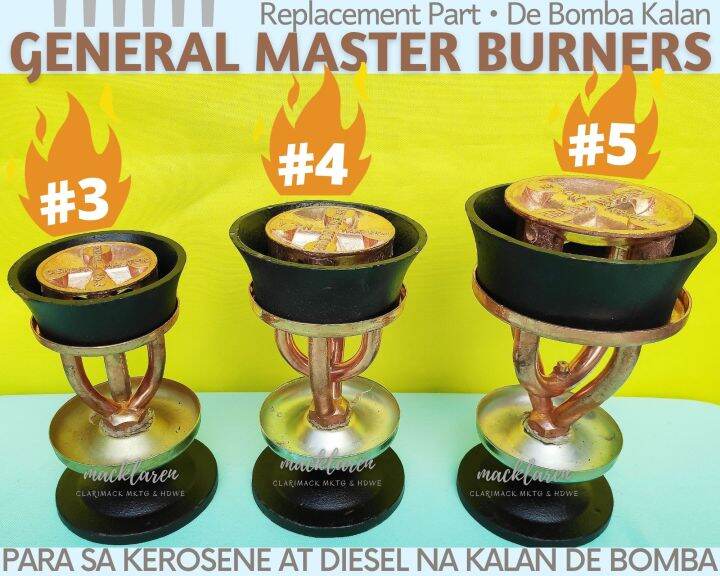 Kalan Burner De Bomba ️ Diesel ️ Kerosene General Master Burner ️ No. 3 ...