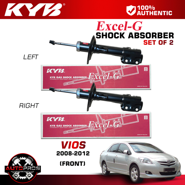 KYB KAYABA Front Gas Shock Absorber 339064/339065 for Toyota Vios 2008-2012 (Set of 2) | Lazada PH