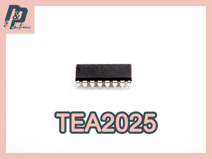 *แพ็ค 2 ตัว* TEA2025 TEA2025B DIP-16 Stereo Audio Amplifier IC ไอซีขยายเสียง | Lazada.co.th